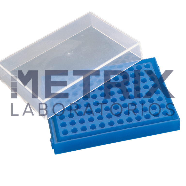 Gradilla de acero inoxidable para tubo de ensayo – Metrix Laboratorios